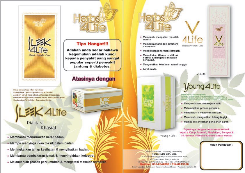 Beauty 4Life: Flyers Produk Herbs 4Life