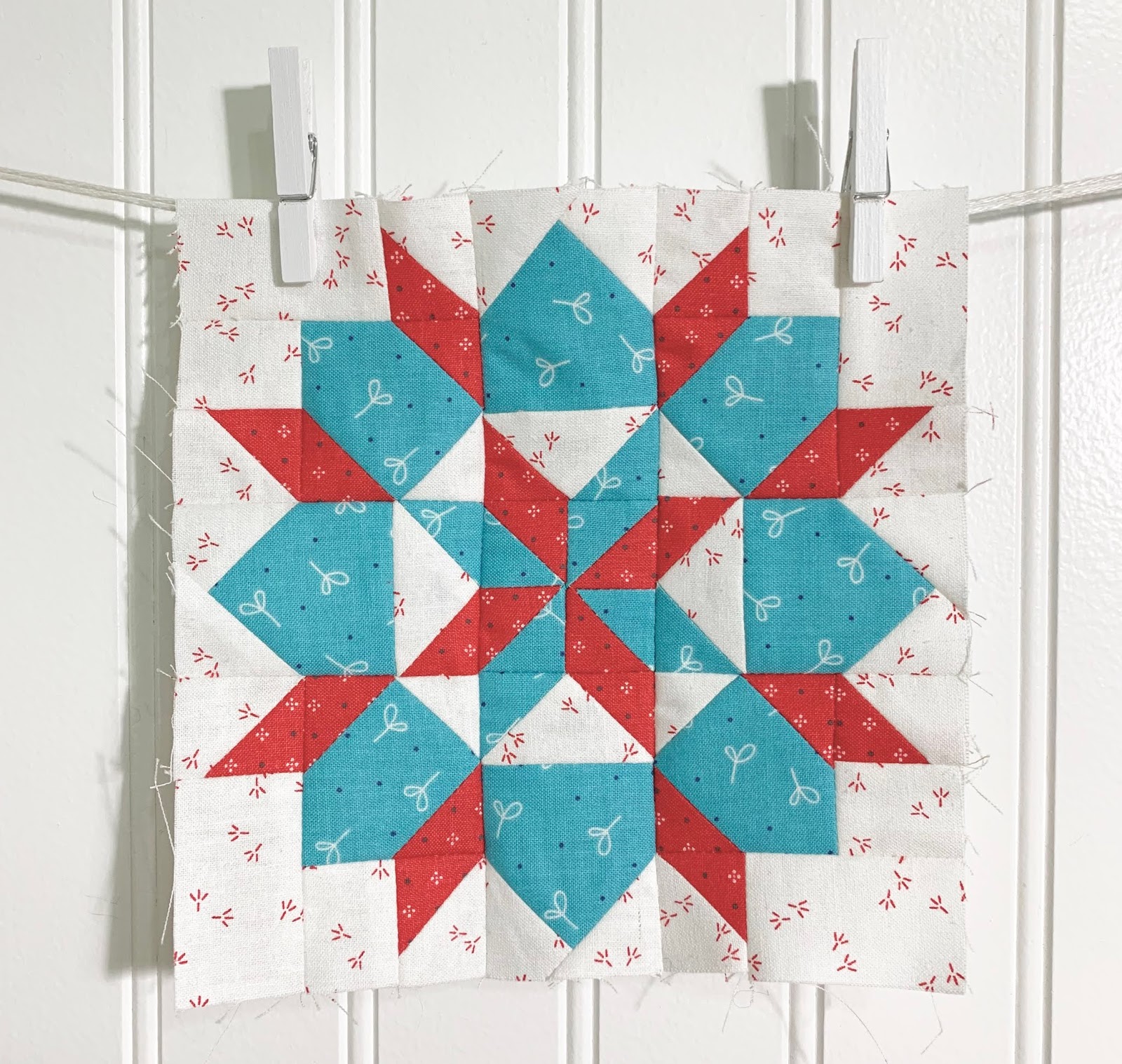 Bee In My Bonnet: Vintage Block Along Block One - Grandma's Star Quilt ...