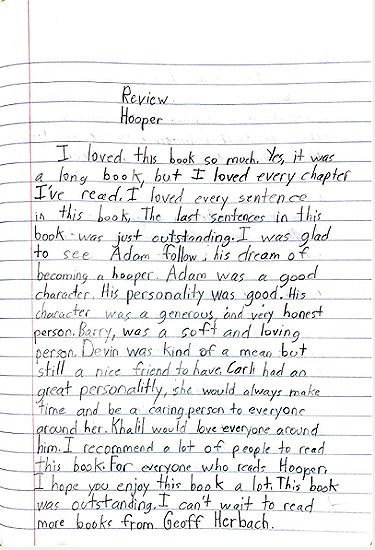 HOOPER by Geoff Herbach Review ~ JeanBookNerd