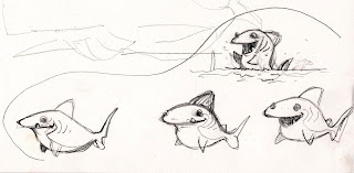 Scott M. Fischer Evolving Easel: JUMP!- Process: Children's book stages