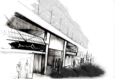 Innovation, Style and Progress: Frontage sketches and ideas..