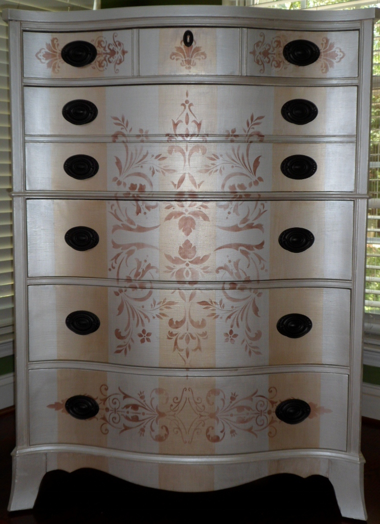 Savard Studios: Hand Painted Console, Chest of Drawers and Upcycled ...