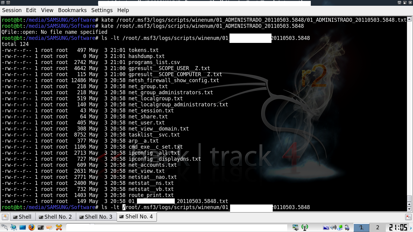 H&D HACKING & DEFENSE: Command Shell session 1 opened!!! That it ...