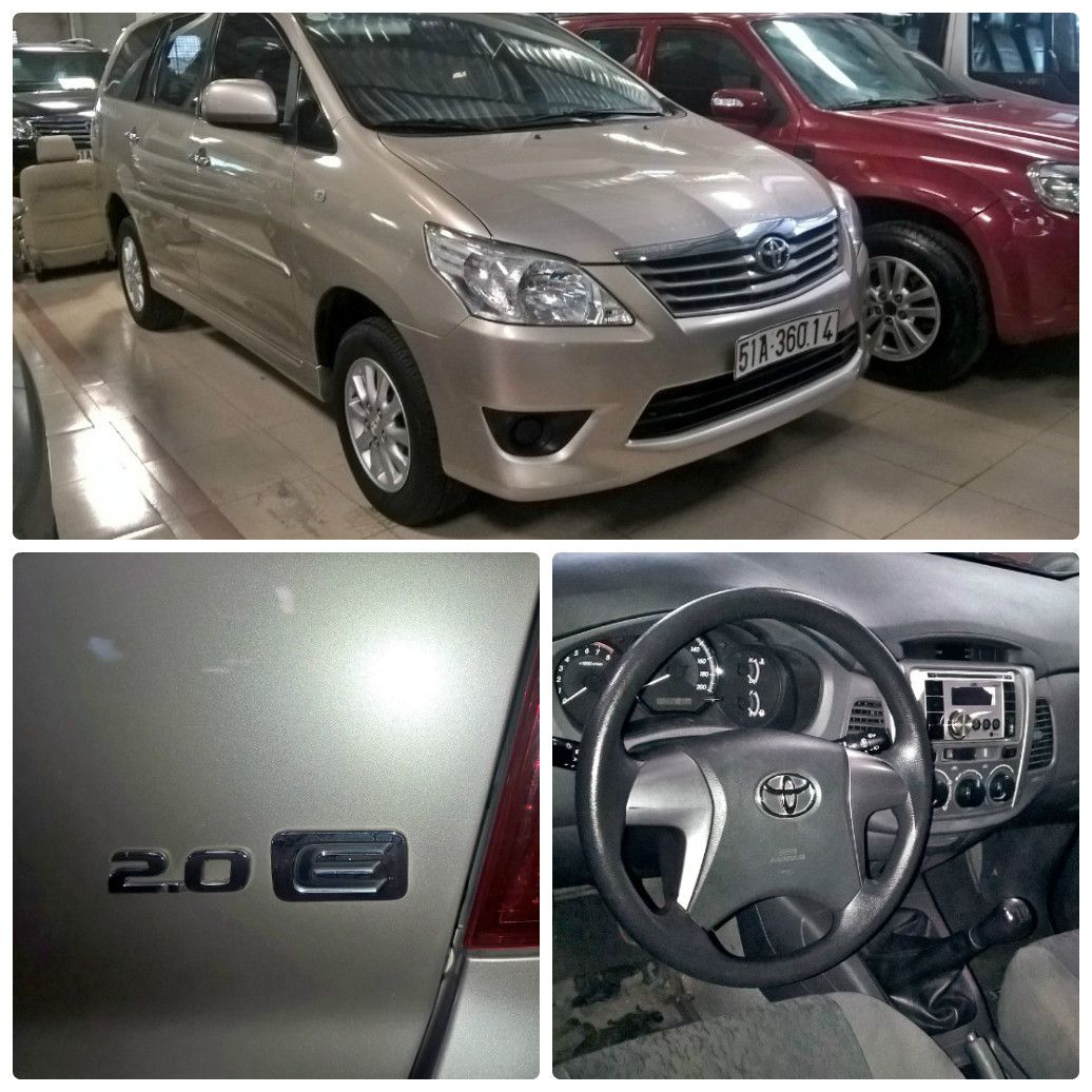 BÁN XE TOYOTA INNOVA V - 2012- MÀU VÀNG CÁT XE FORD CŨ CHÍNH HÃNG