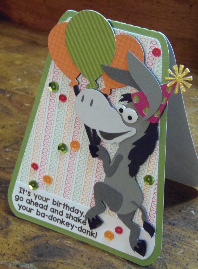 Craft with Bee: BaDonkey Donk