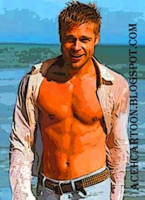 PICTURE: Brad Pitt Cartoon Image
