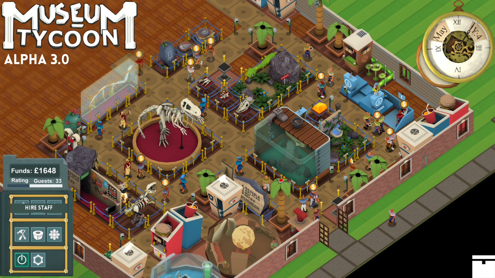 Alpha Version 3.0 Launched! : r/museumtycoon