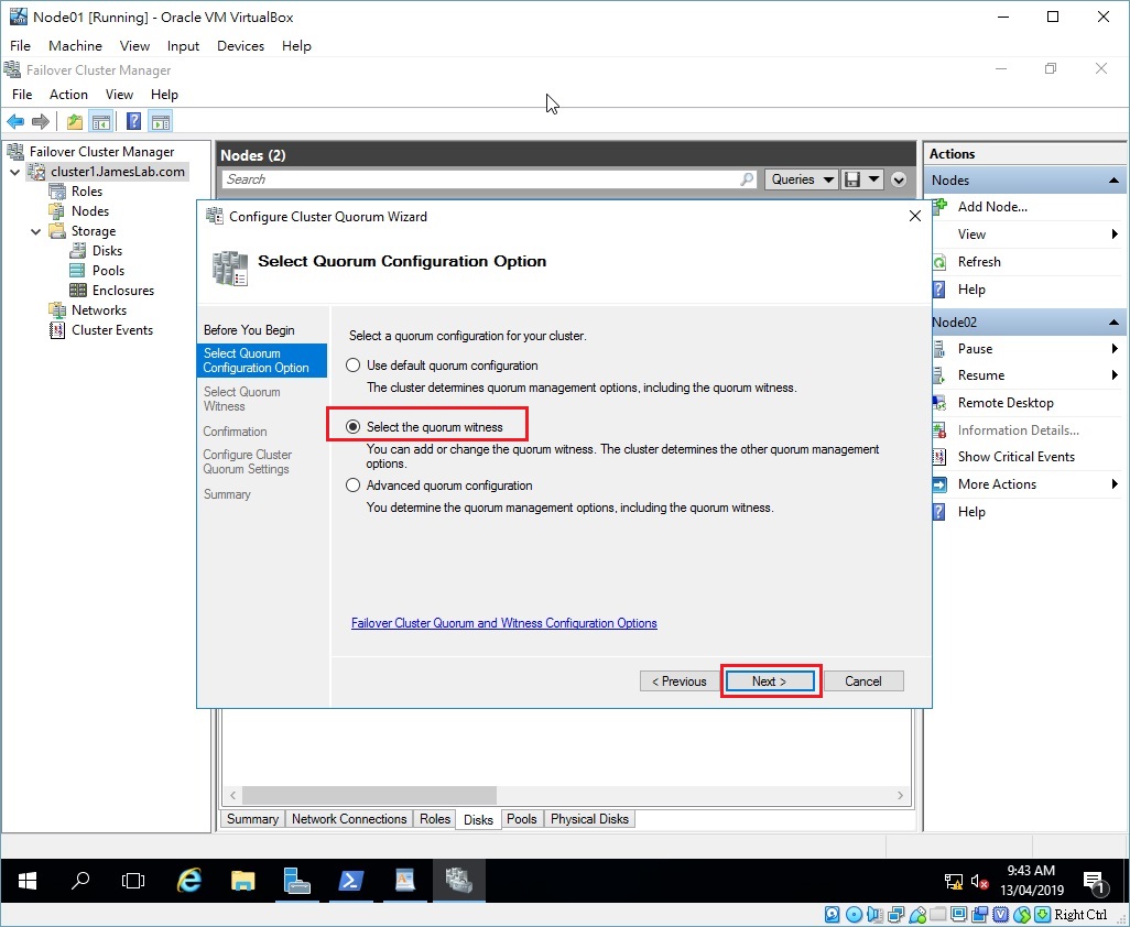 JamesPCSchool: Storage Spaces Direct S2D Chapter 3 - Create Witness share