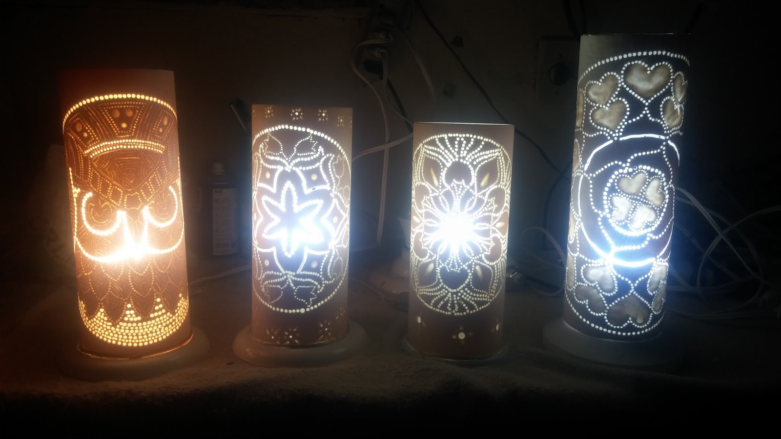 Luminarias em PVC : Luminária em PVC