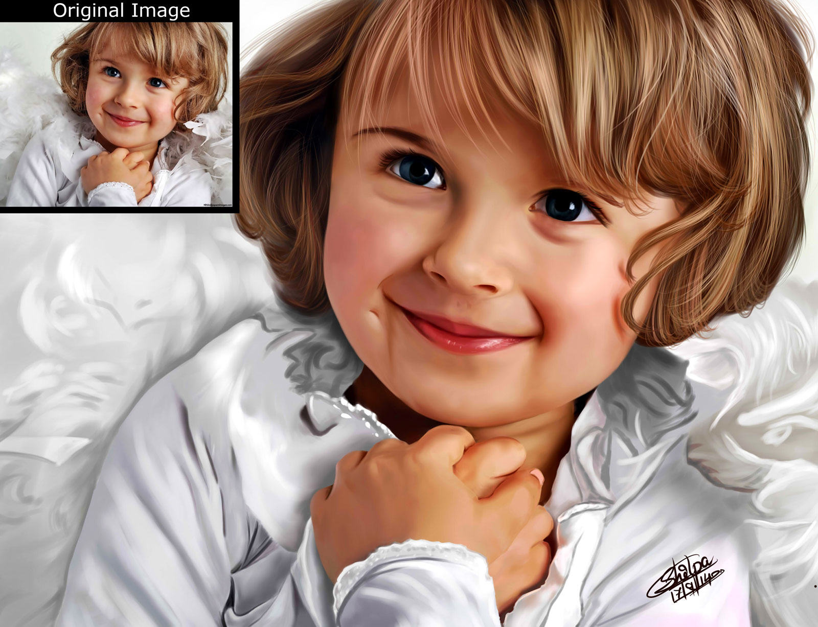 Shilpa's Art Gallery: Realistic Human