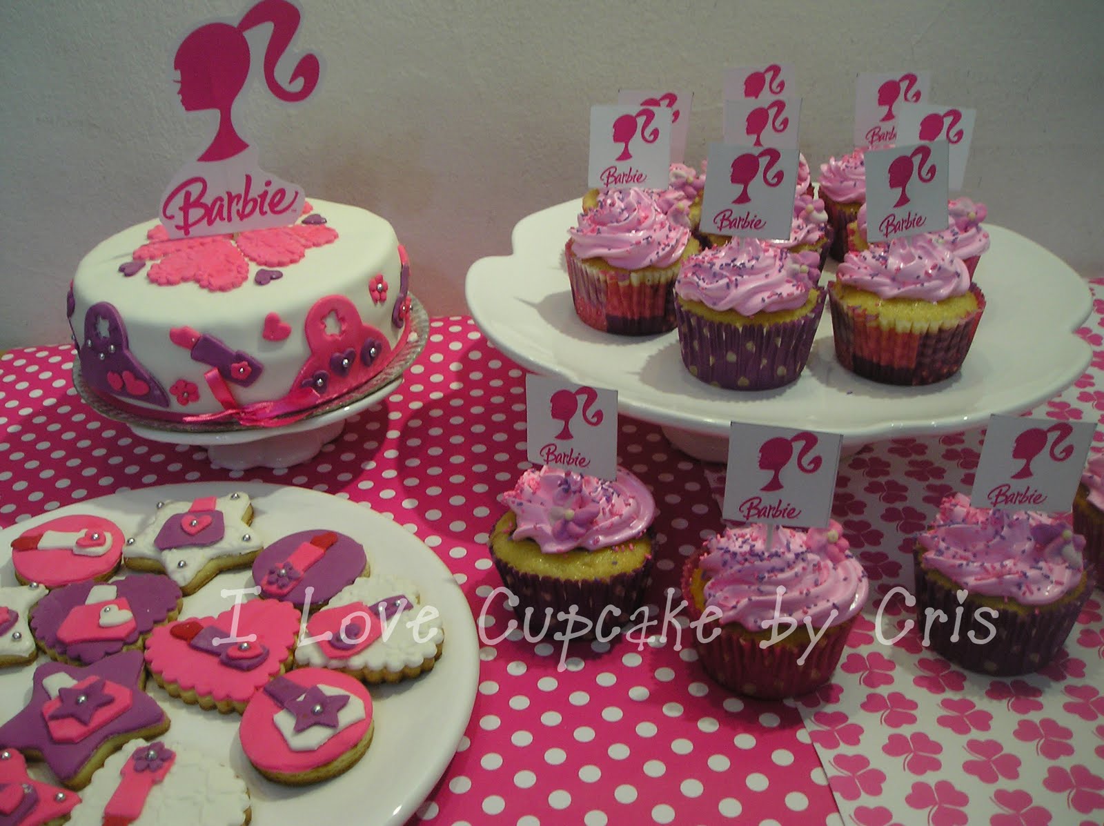 I love Cupcakes: Mesa Dulce de Barbie