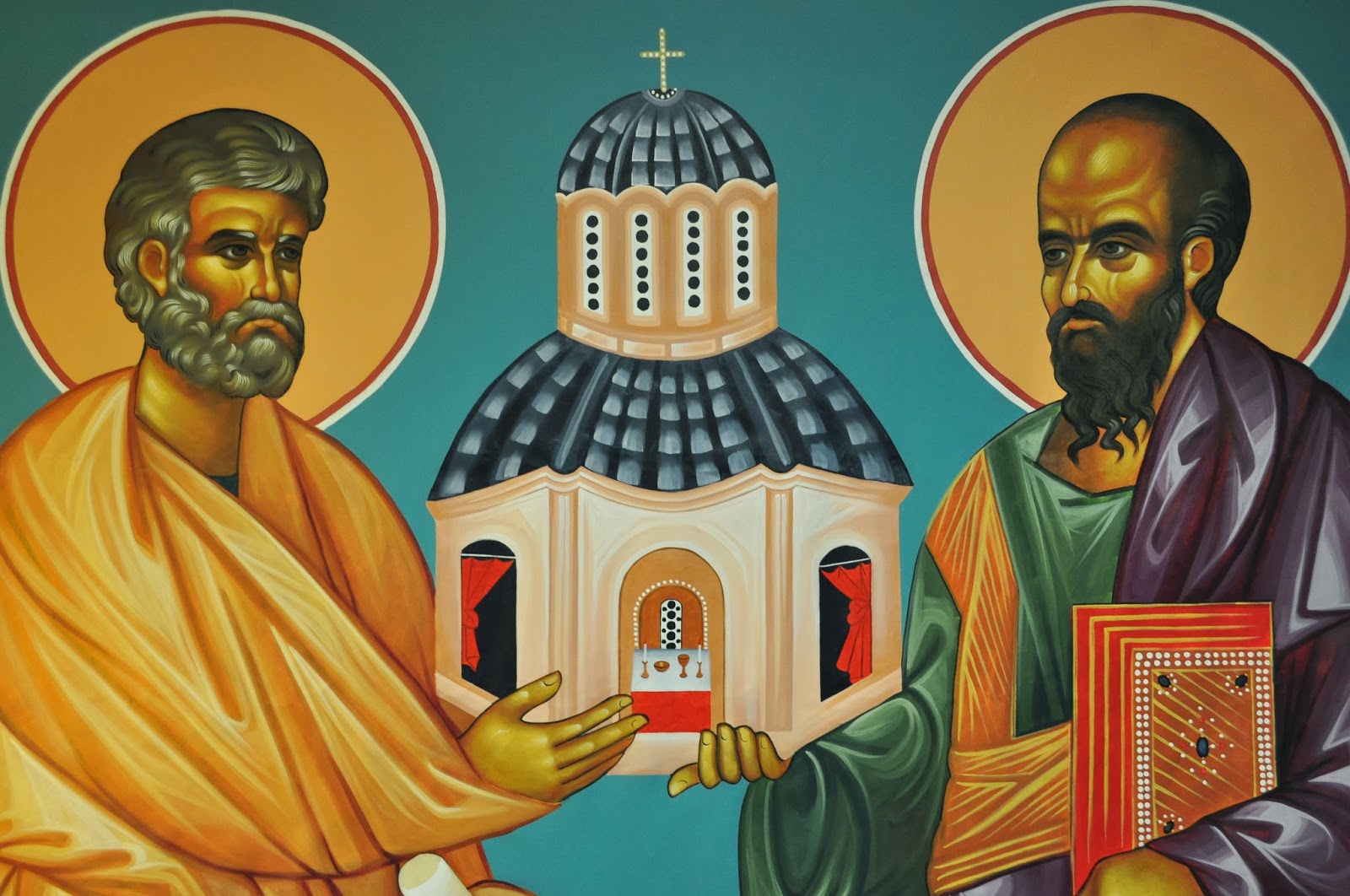Heather Sommer Iconography: Sts. Peter and Paul. Sts. Cosmas and Damian