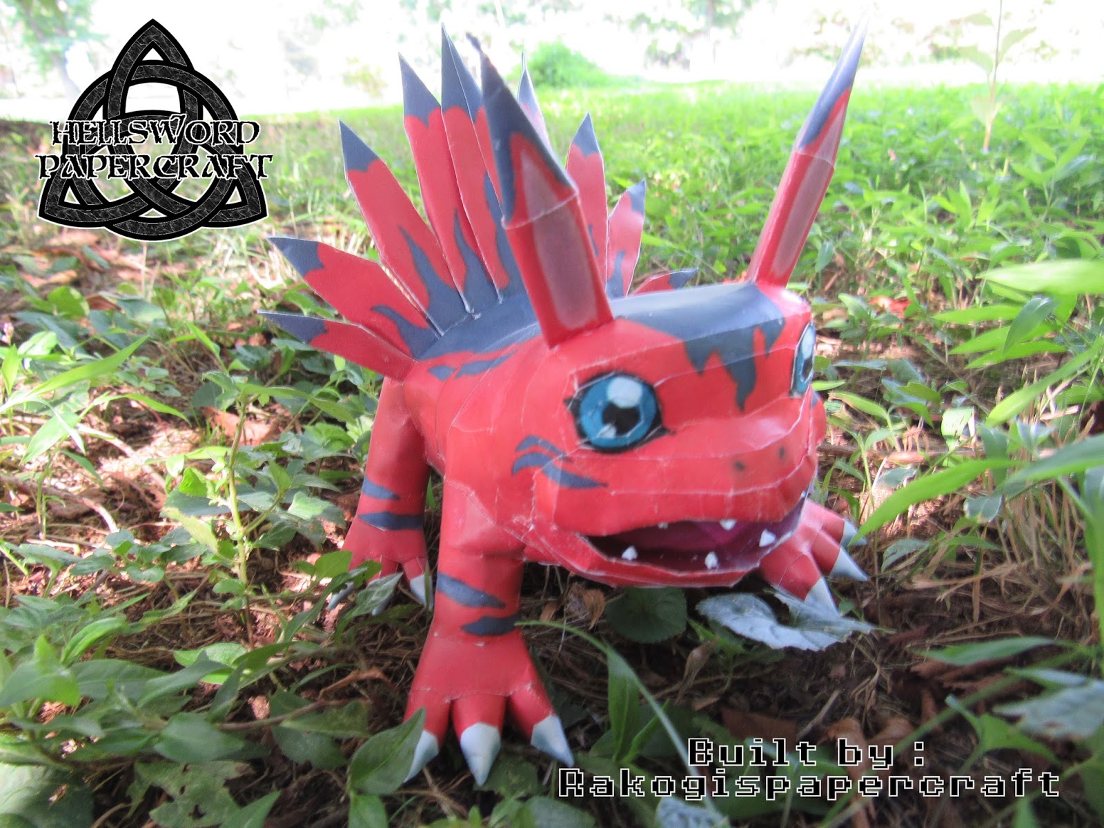 Hellsword Papercraft: Digimon Elecmon Papercraft