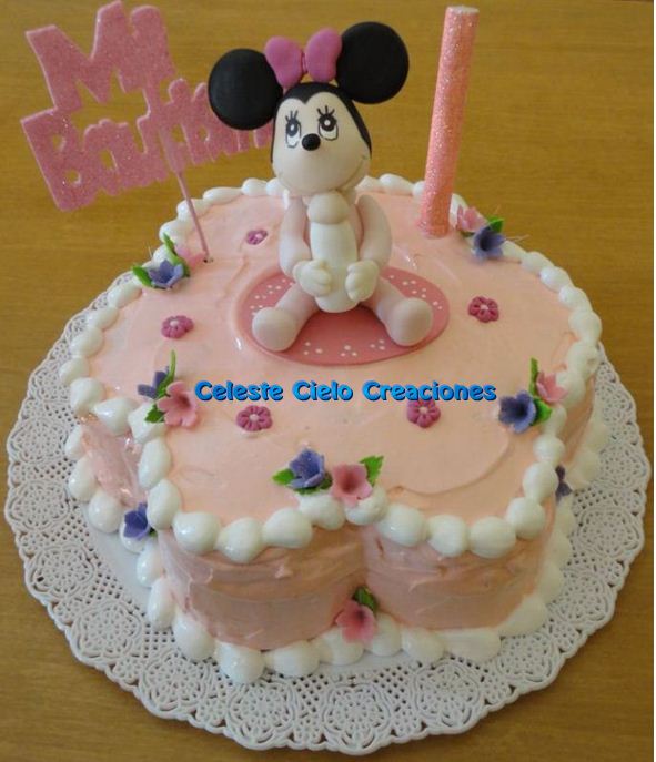 Imagenes de torta de la Minnie bebé - Imagui