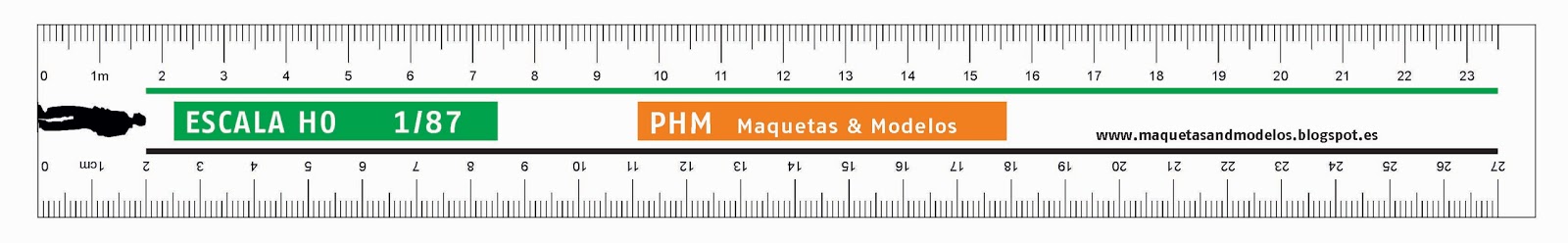 Regla de medir tamaño real para imprimir - Imagui