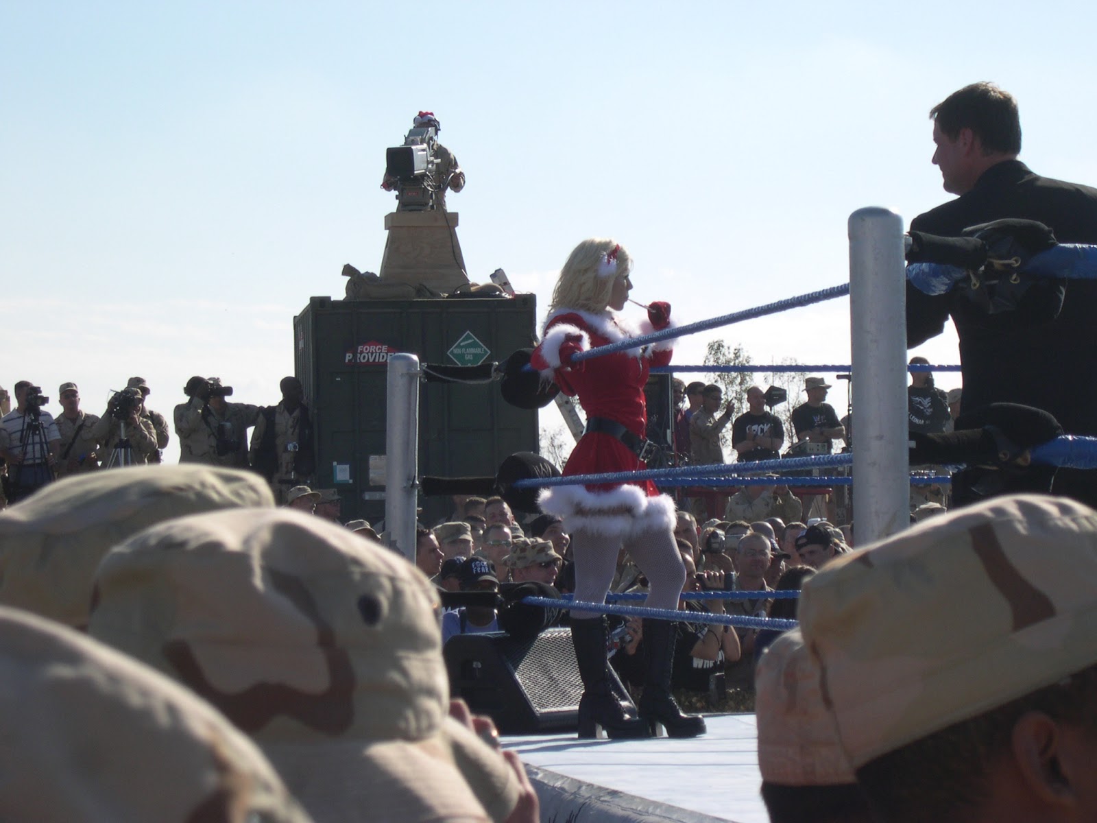 The Torrie Wilson Fan: Tribute to the Troops 2003 Candids