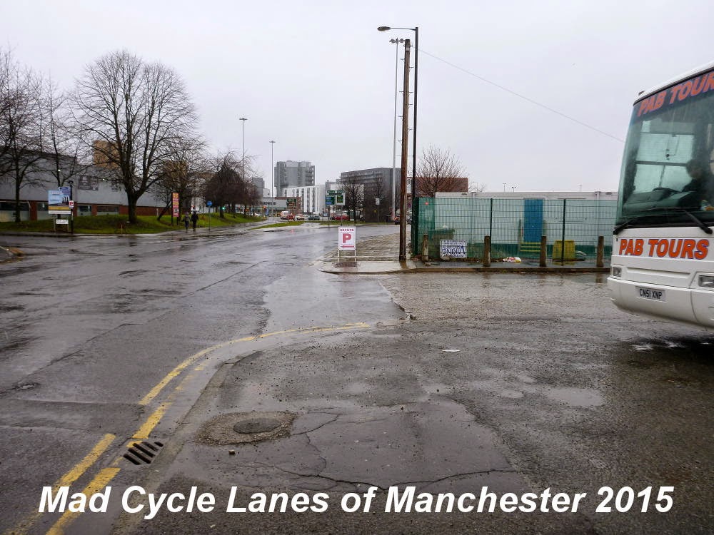 Mad Cycle Lanes of Manchester: Castlefield Utilities/Cycle Bridge Scheme