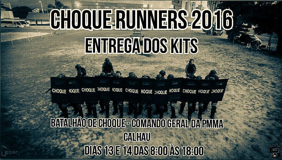 BP CHOQUE PMMA : Entrega dos Kits da Choque Runners 2016
