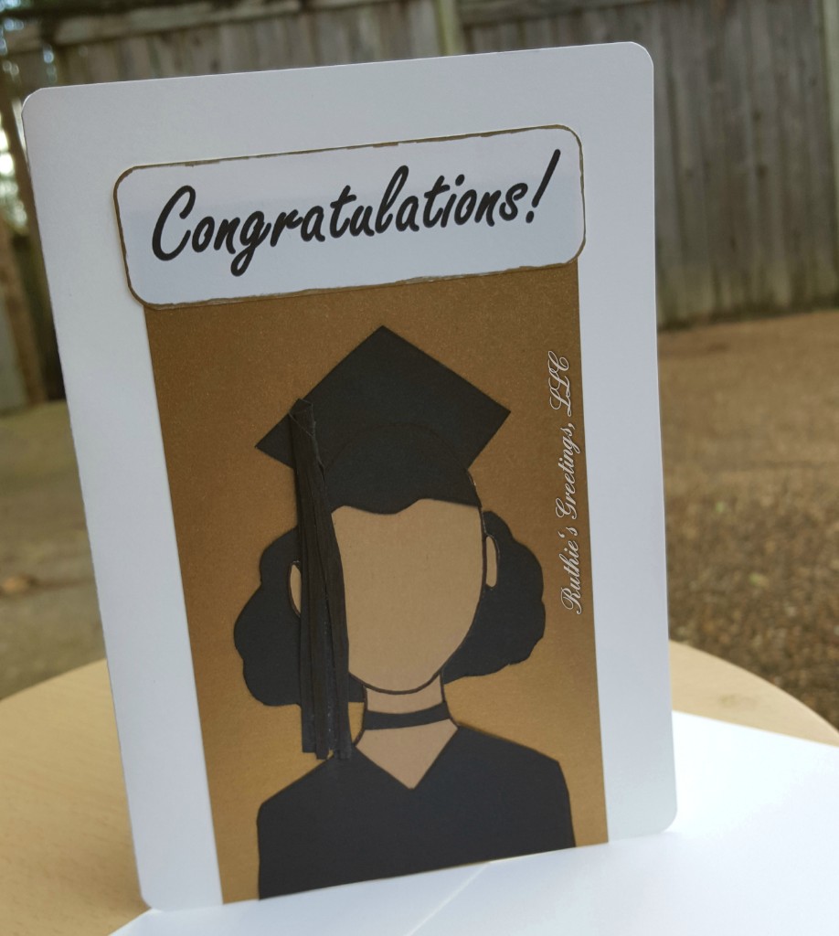 NEW African-American Graduation Cards - Handmade