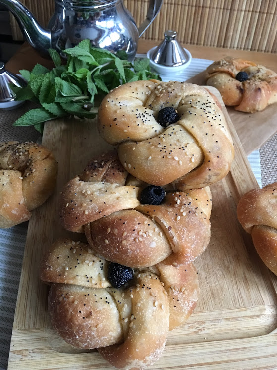 Rghayef à la viande séchée marocaine