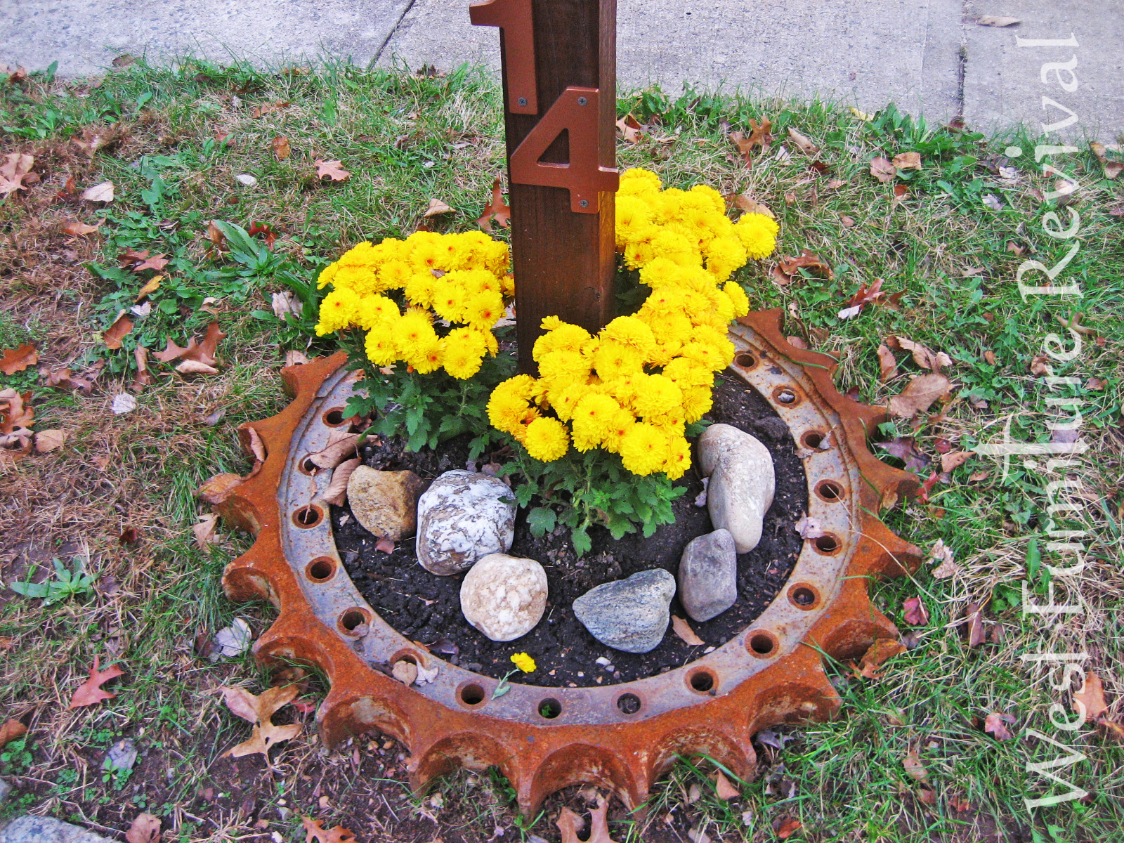 West Furniture Revival: BULLDOZER GEAR MAILBOX!