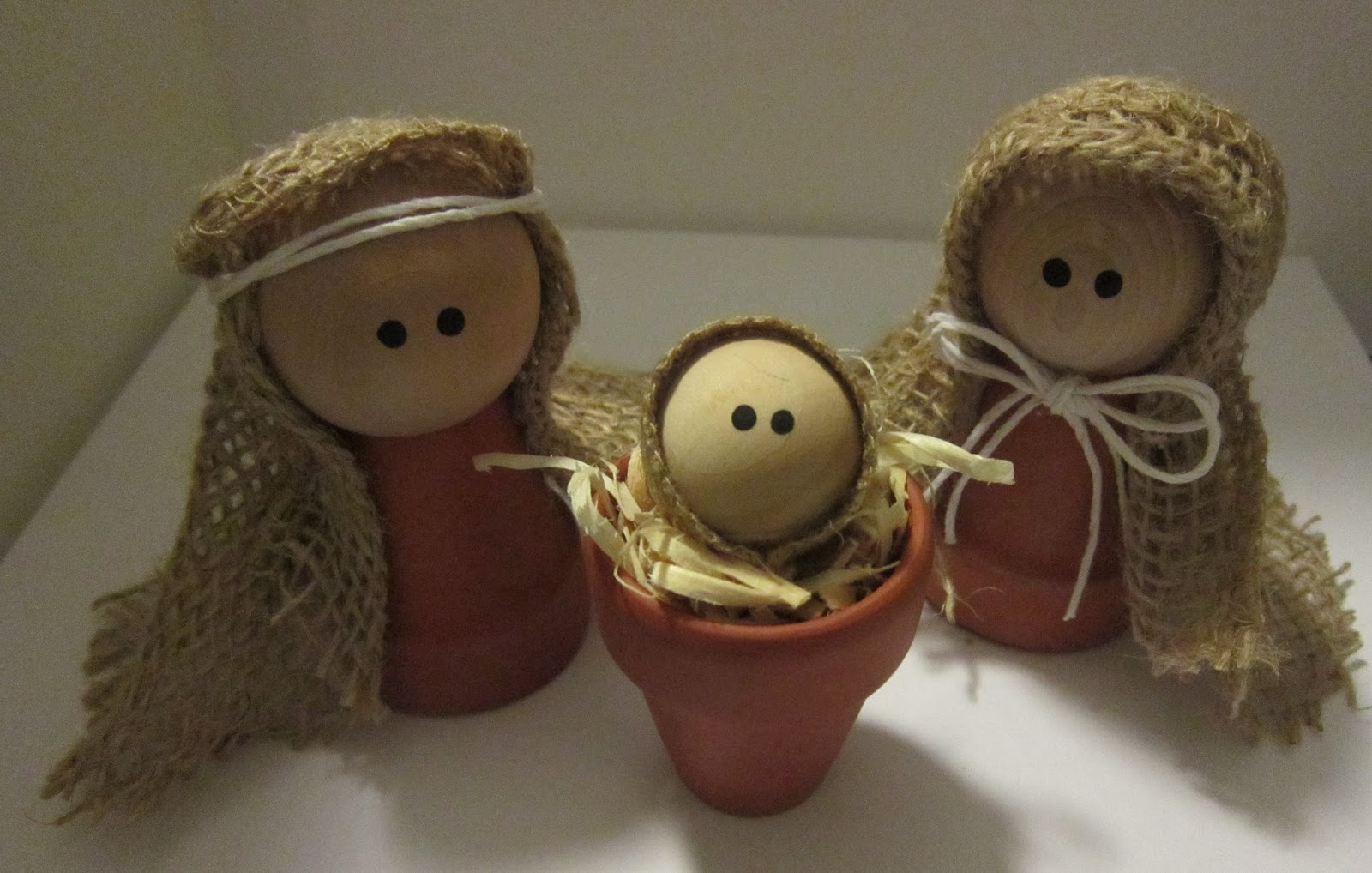 Krafting with Karen: Mini Clay Pot Nativity