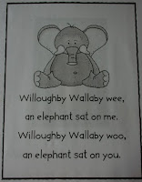 Mrs. Rozell's Kindergarten: Willaby Wallaby Woo class book