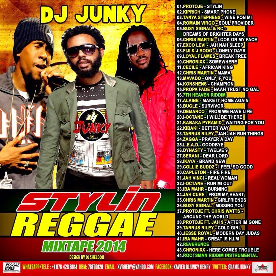 DJ JUNKY - STYLIN REGGAE MIXTAPE 2014 | REGGAETAPESHOP