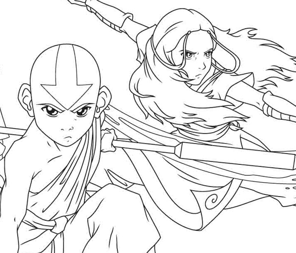 Dibujos de Avatar para colorear | Dibujos Para Colorear