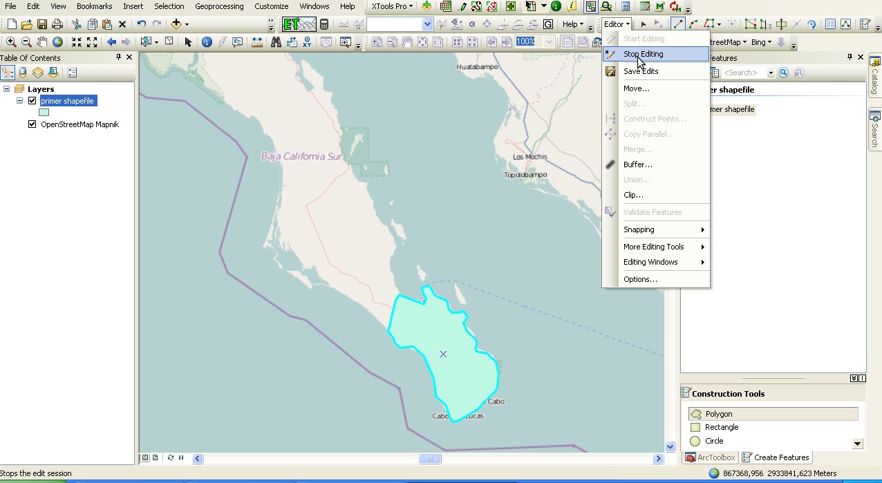 Sig Como Editar Un Shapefile En Arcmap