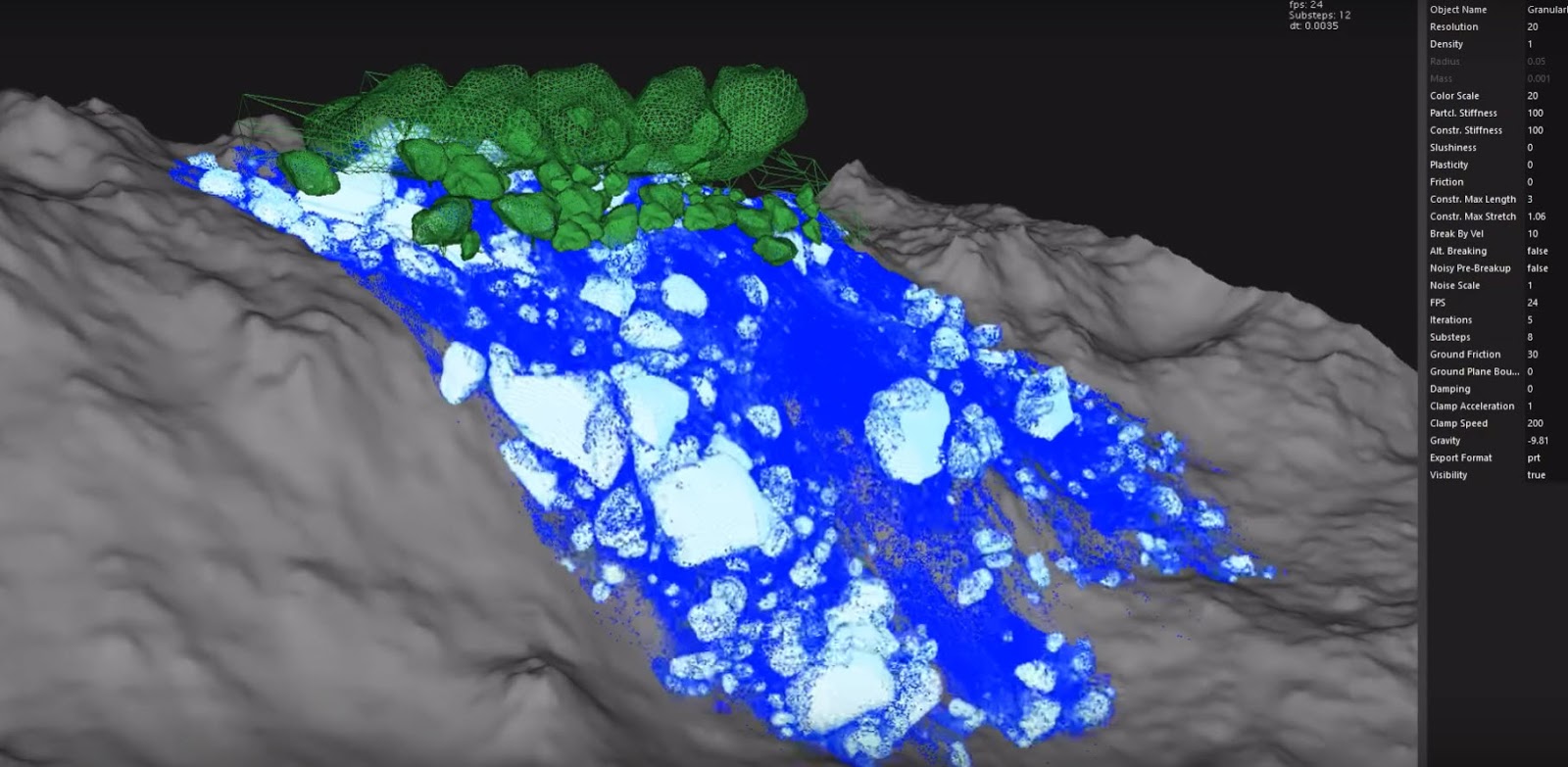 VFX Tool: STORM | Granular Solver simulation Tool | Computer Graphics ...