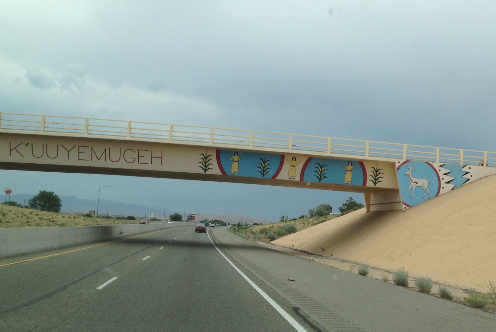 Blue Sky Mom: Freeway art..