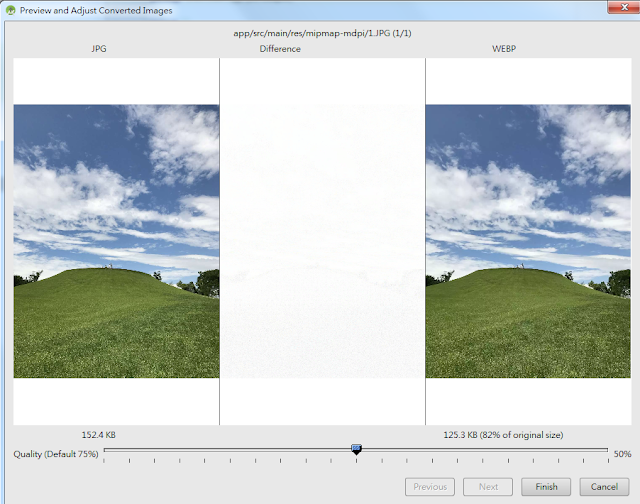 Evan app Android Studio WebP APK Size Evan app Android Studio WebP APK Size