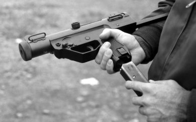 Submachine Gun/Pistol Mitraliur Sima-Cefar Mgp-84 - Not Angka Lengkap