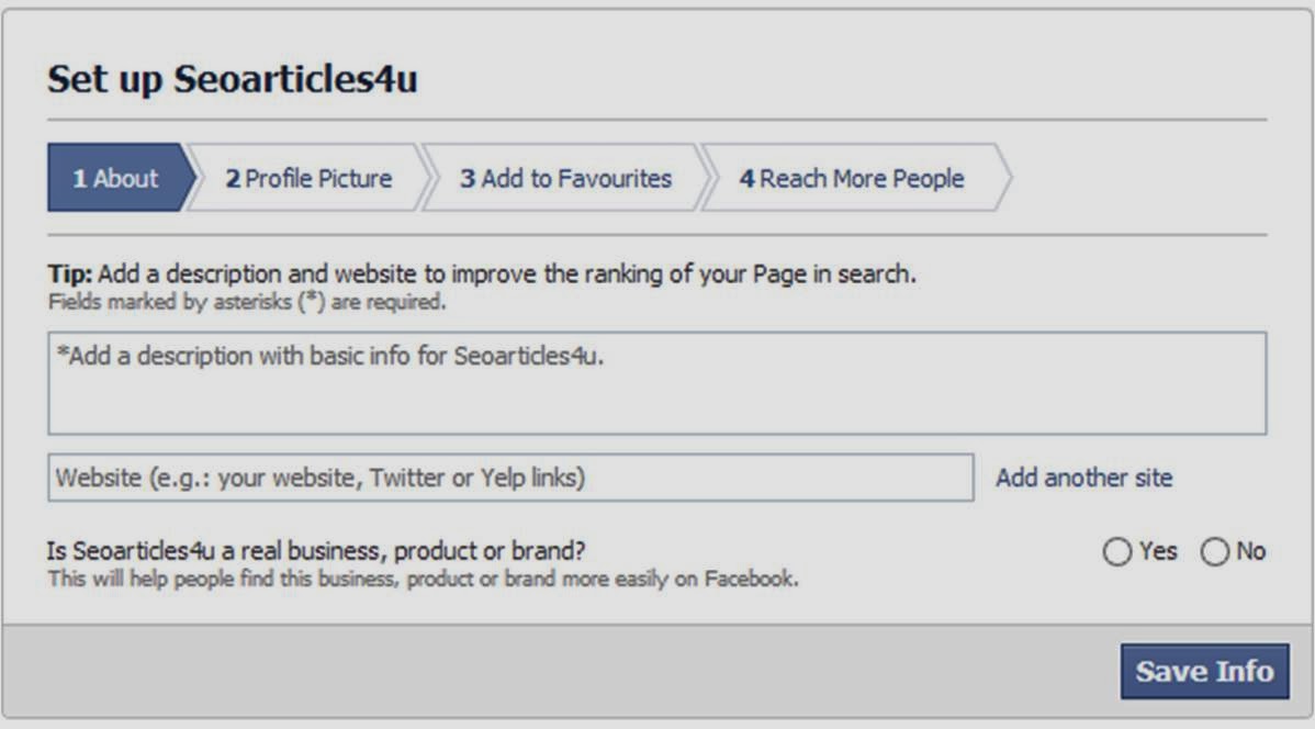 How to Create Facebook Fan Page For Your Blog/Website ~ Search Engine ...