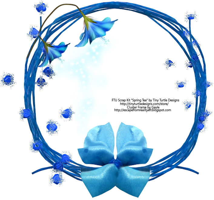 Escape From Reality Blog: FTU Cluster Frames "Spring Tea"