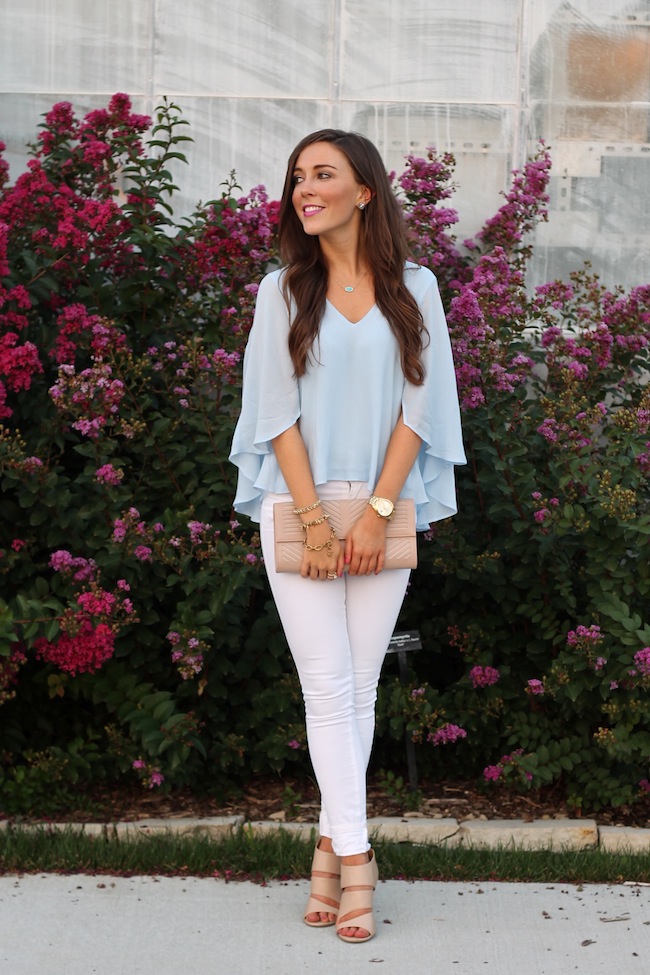 Simply Duo Style: Light blue layered blouse