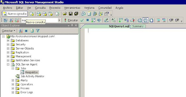 [Solucionado] Crear un Trabajo de Respaldo (backup Job) en SQL Server y ...