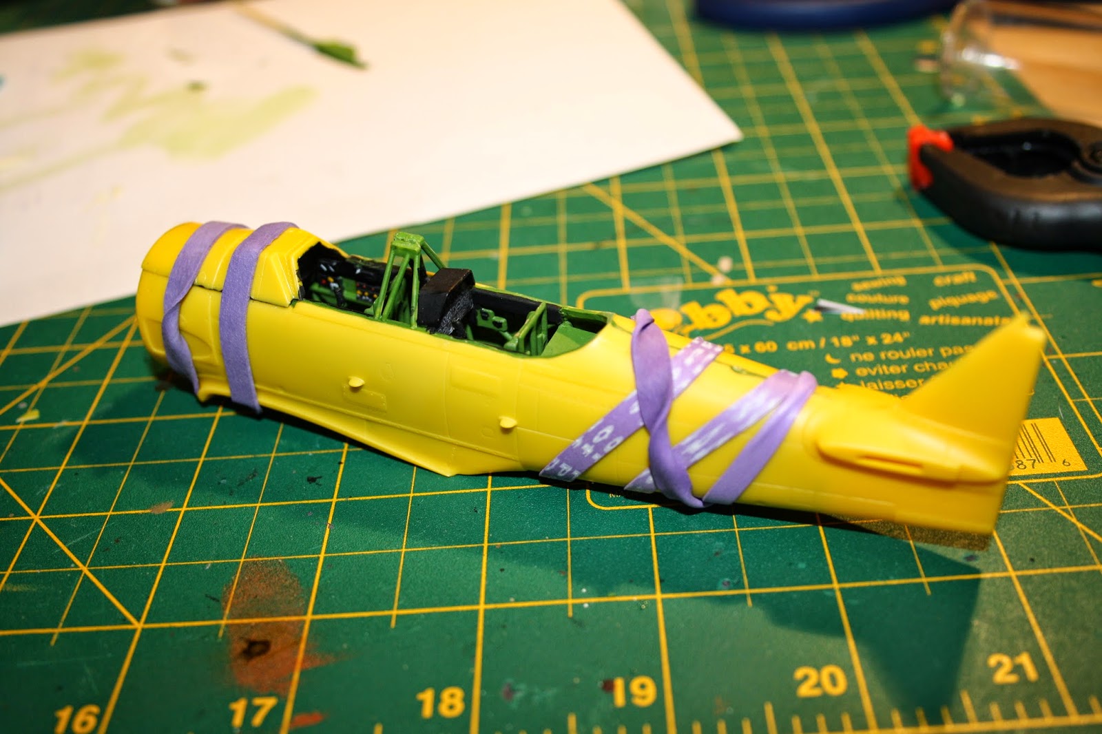 Plastic Aircraft: Harvard - Instrument Panels, Cockpit, Fuselage