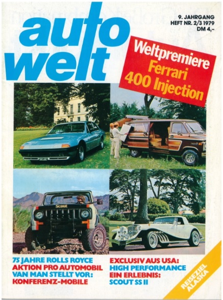 Ferrari 400: Auto Welt - Weltpremiere Ferrari 400 Injection