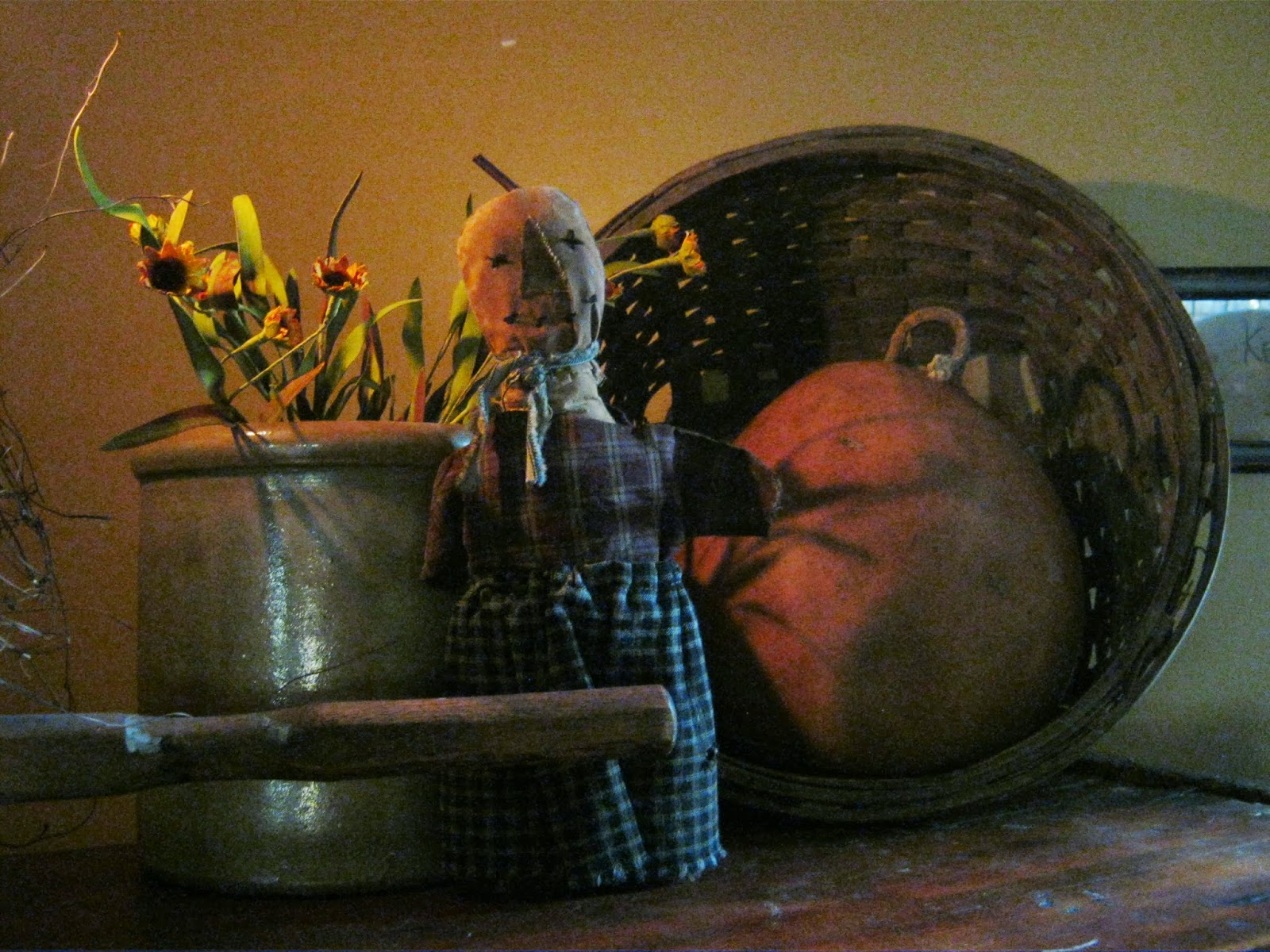 Primitive Passion Decorating: Our new Primitive Make-do chair :0) from ...