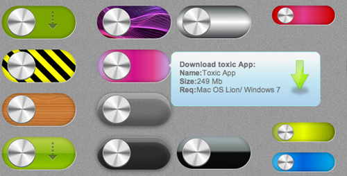 Quality Graphic Resources: CSS3 Toggle Buttons and Tolltip 1.0 – CodeCanyon