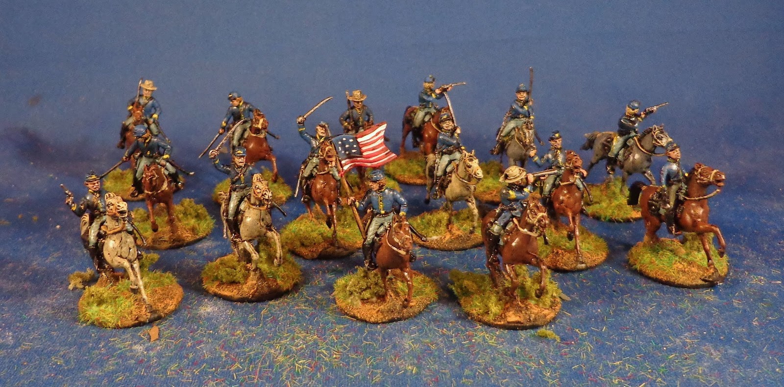 Bob's Miniature Wargaming Blog: 1/72 7th Cavalry