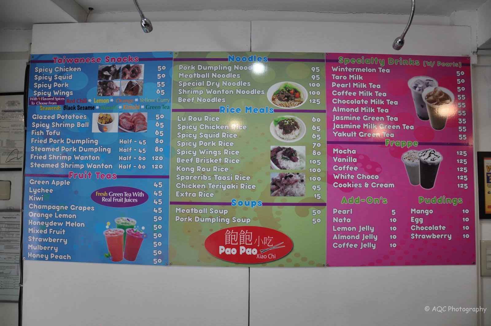 Delicious Taiwanese Snack Place in Manila | Pao Pao Xiao Chi ...