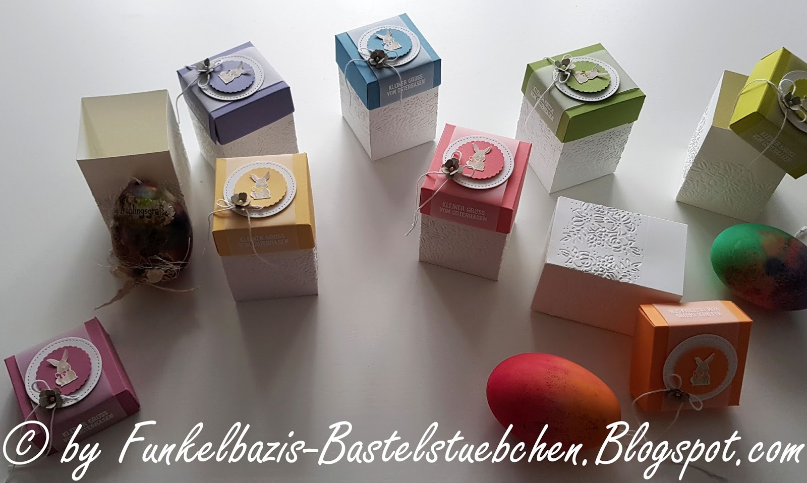 Funkelbazis Bastelstübchen: Verpackung für Gänse-Ostereier