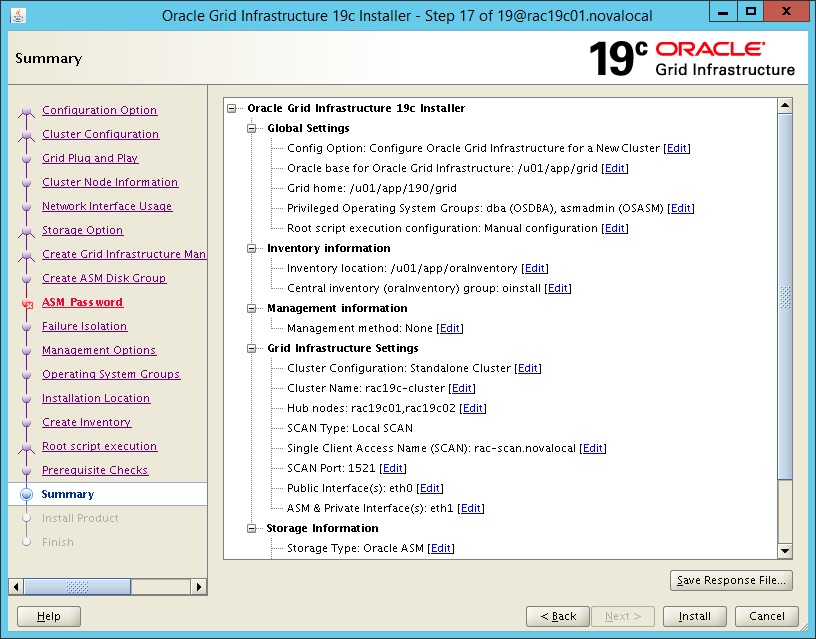 Oracle Database 19c: Grid Infrastructure / RAC Installation - Part 3/3 ...