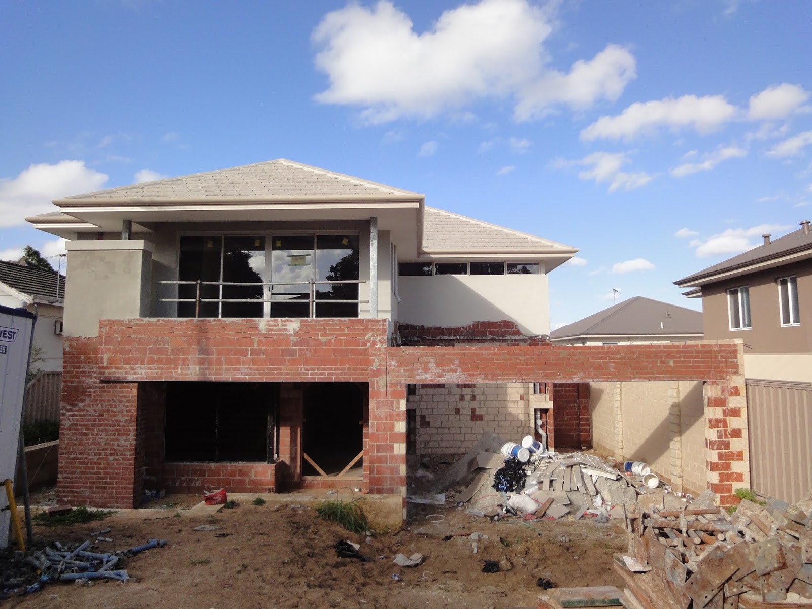 Our House Build: Upstairs structurally completed