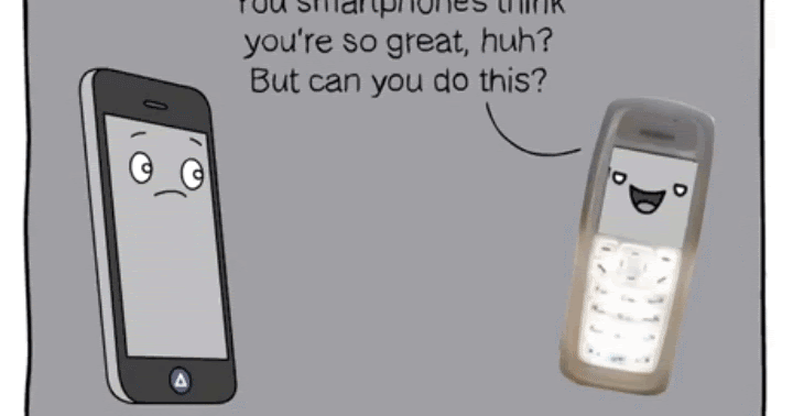 Nokia 1110 Trolling Smartphones Gif ~ Picture Mania
