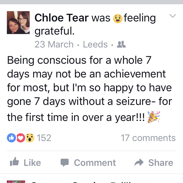 What they didn't tell me when I started having seizures - Chloe Tear