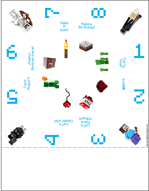 HousedeStark | Here We Go!: 9 + DIY Best Lego Minecraft Birthday Party ...